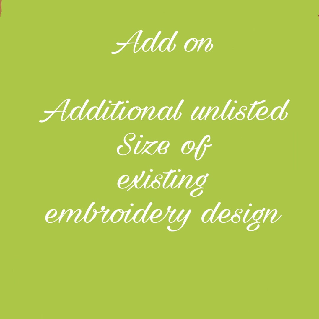 Resizing Listing - Additional Size of Existing Design - Etsy