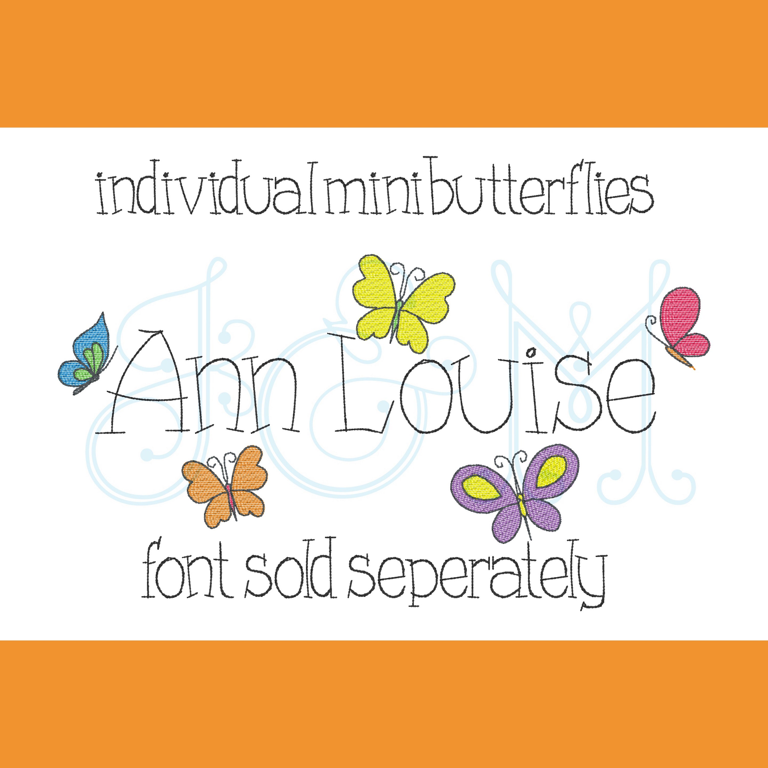 Build Your Own Butterfly Butterflies Mini Bundle Sketch Fill | Etsy