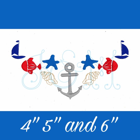 Nautical and Sea Ocean Creature Animal Monogram Frame Swash | Etsy