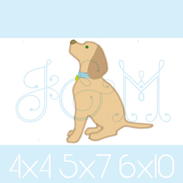 Lab Applique Design - Etsy