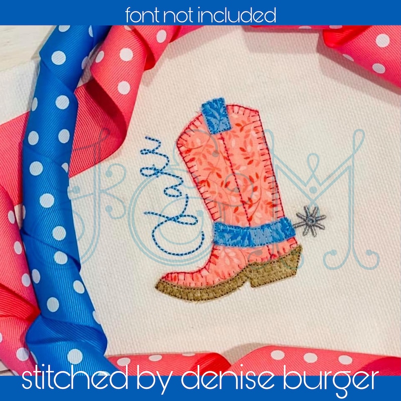 Cowboy Applique - Etsy