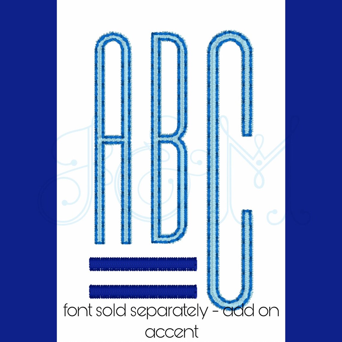 Two Line Dash Underline Accent Add on Monogram Frame Vintage - Etsy