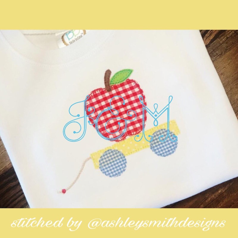 Apple Applique - Etsy