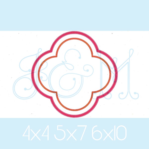 Quatrefoil Frame - Etsy