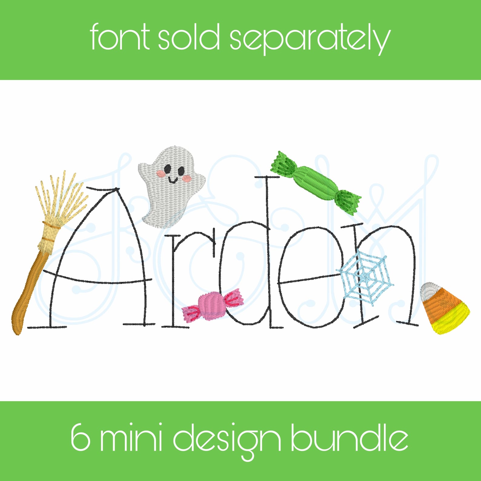 Build Your Own Halloween Mini Bundle Font (not Included) Add on Set ...