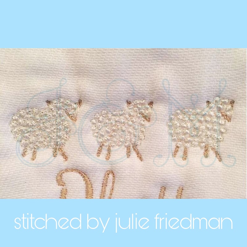 Baby Lamb Embroidery - Etsy