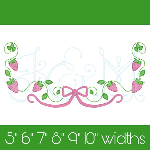 Strawberry Machine Embroidery Designs - Etsy