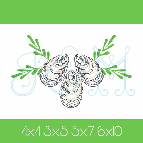 Oyster Crest Monogram Frame Border Bean Stitch Quick Stitch - Etsy