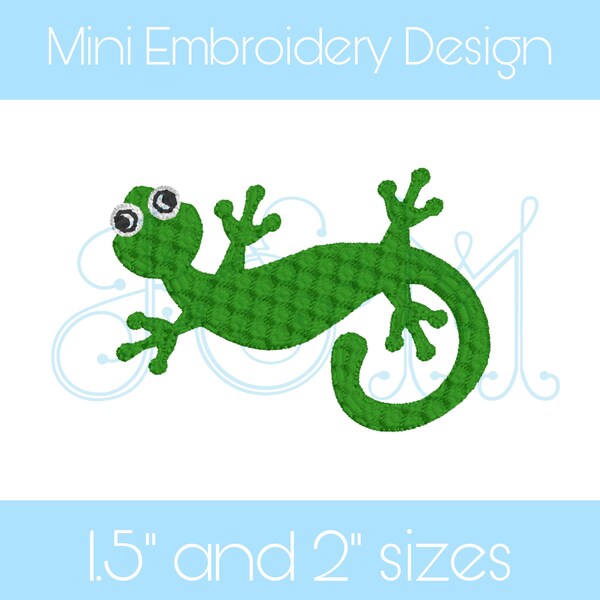 Lizard Embroidery Design - Etsy