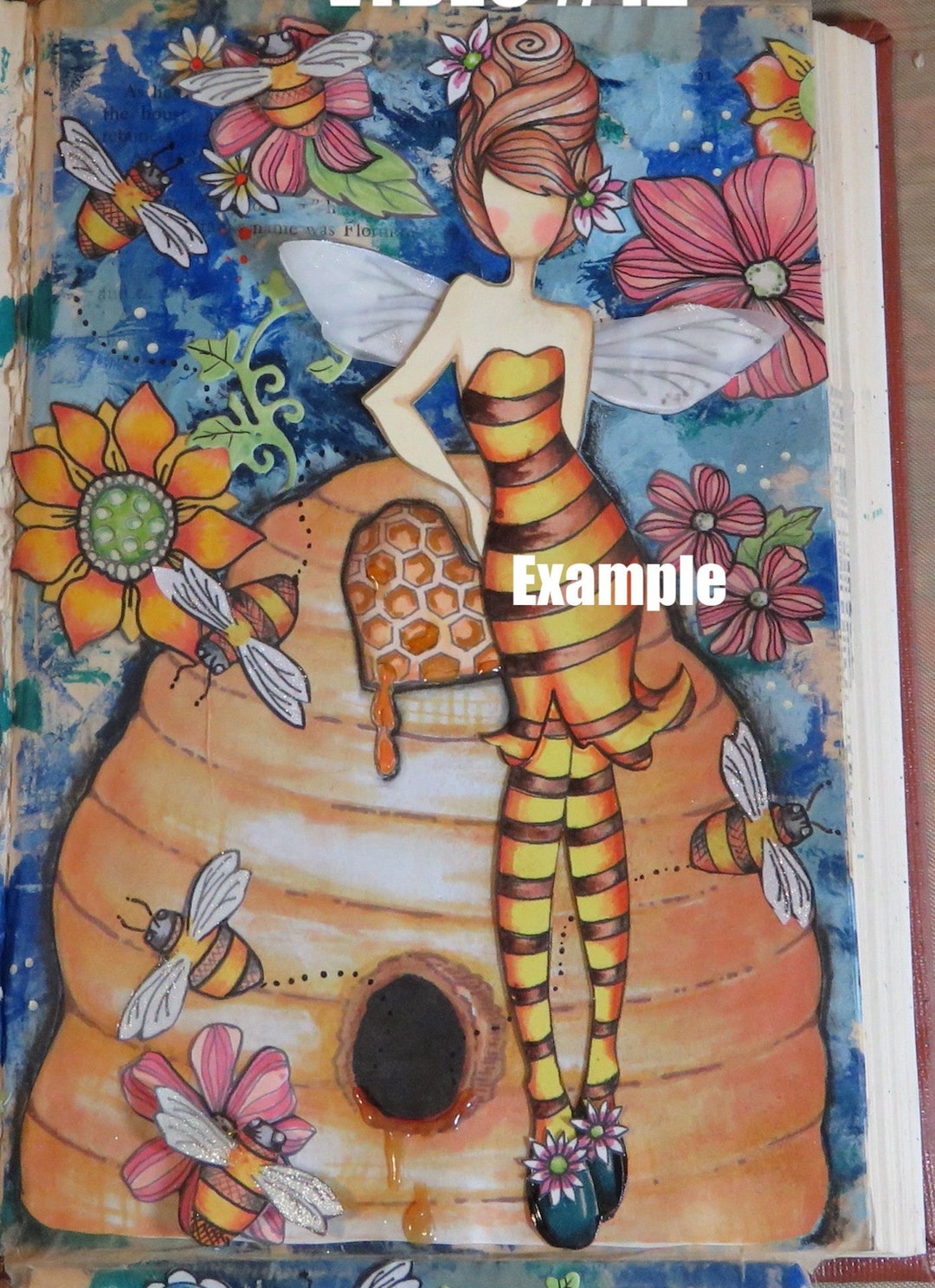 Dress up Sheet for Julie Nutting Paper Dolls BEE Theme - Instant ...