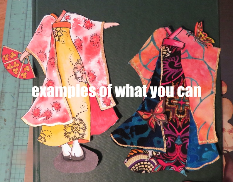 Dress up Sheet for Julie Nutting Kyoko - Instant Download File - Etsy