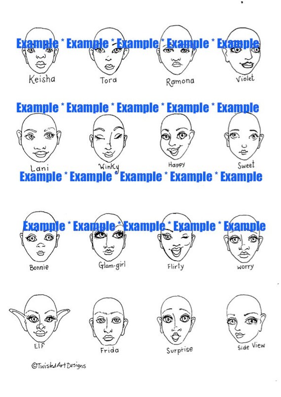 Paper Doll Printable Face
