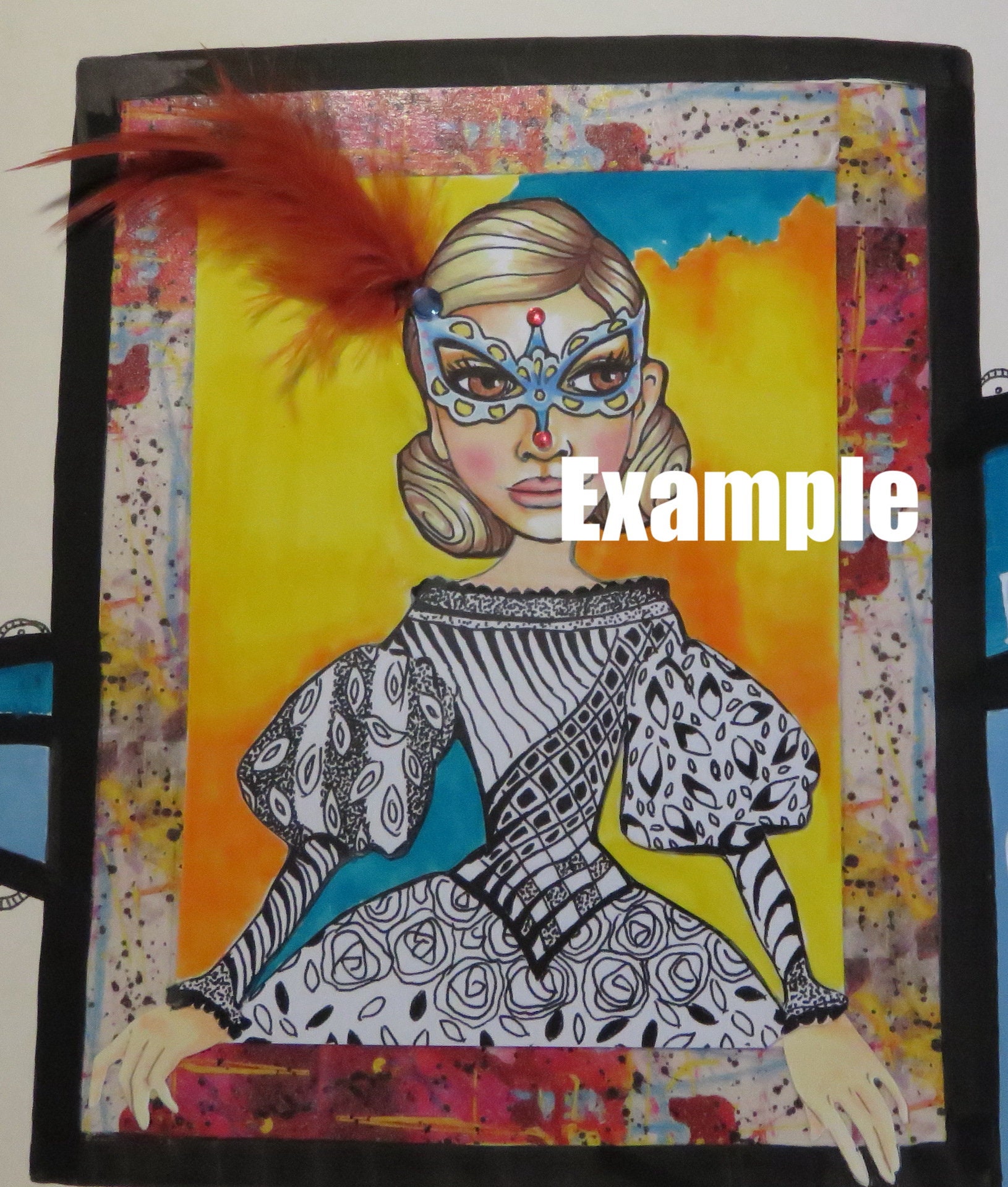 FACE UPS Collage Sheet for Paper Dolls Set #2 - Digital File Instant ...