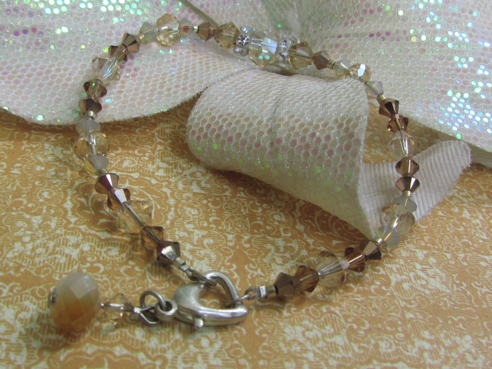 Chain Reactions Themed Pendant Sets Golden Shadow Swarovski Crystal ...