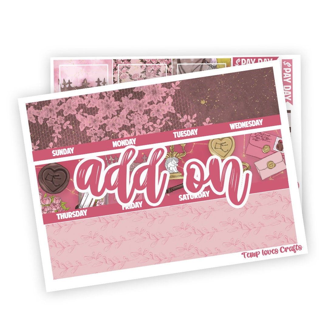 Fairy Tale Monthly Add on Sticker Kit - Etsy