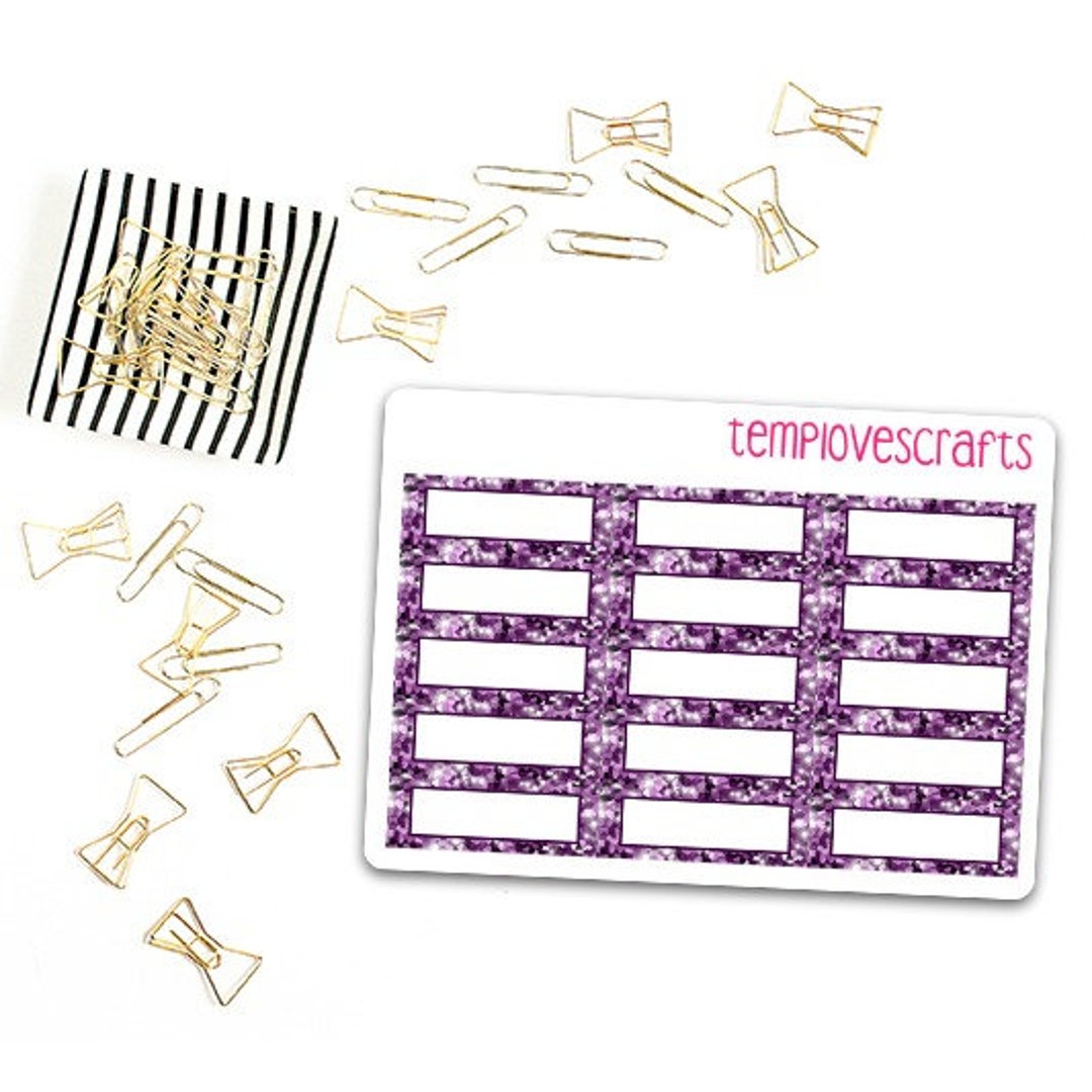 Purple Quarter Boxes - Etsy