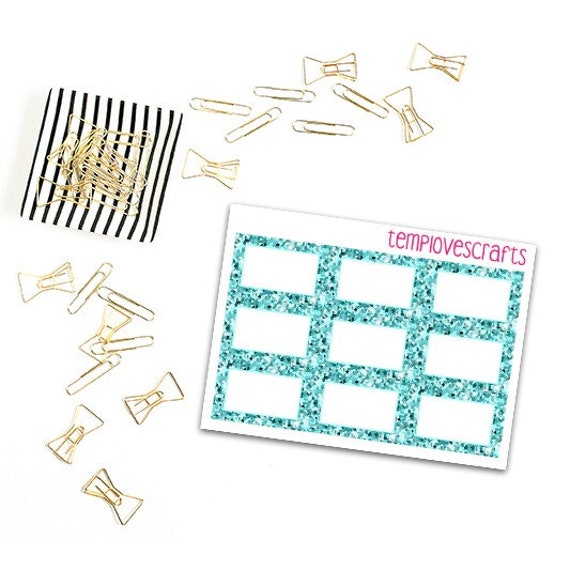 Aqua Half Boxes | Etsy