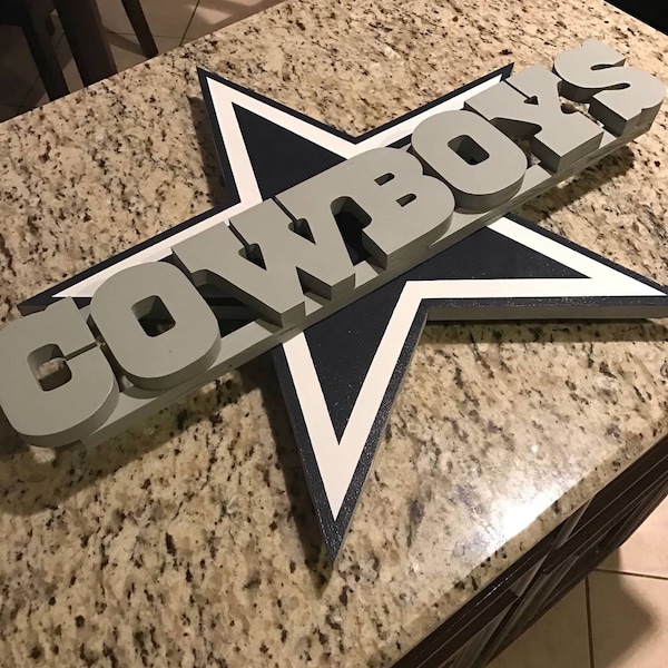 Dallas Cowboys Wood Wall Decor - Etsy
