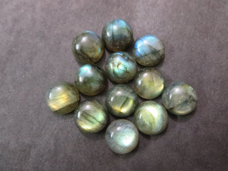 Natural Labradorite Round 12mm Cabochon Labradorite Cabochon - Etsy