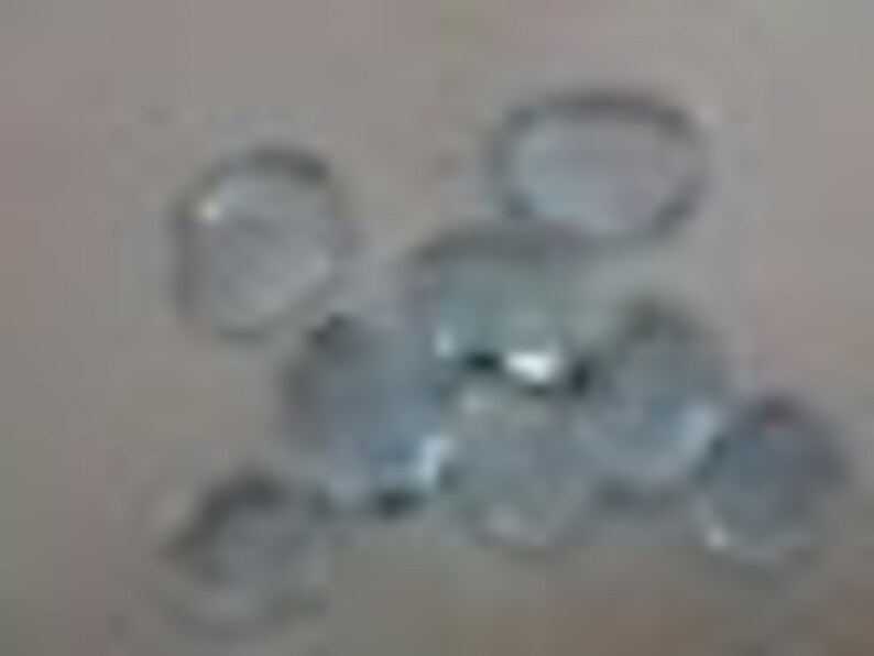 Natural BLUE TOPAZ Rose Cut Flat Cut Polkis Sky Blue Topaz Slice ...