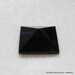25mm NATURAL BLACK ONYX Pyramid Square Smooth Polish Good - Etsy