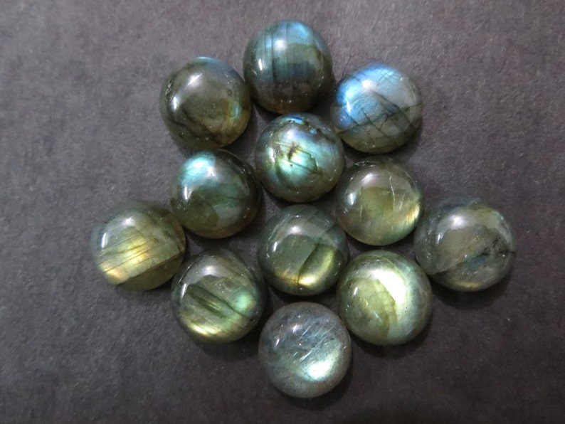 Natural Labradorite Round 12mm Cabochon Labradorite Cabochon - Etsy