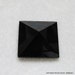25mm NATURAL BLACK ONYX Pyramid Square Smooth Polish Good - Etsy
