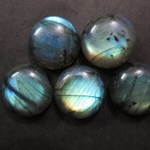 1pc 18mm Natural Labradorite Round Cabochon 18X18 Mm Labradorite 18mm ...