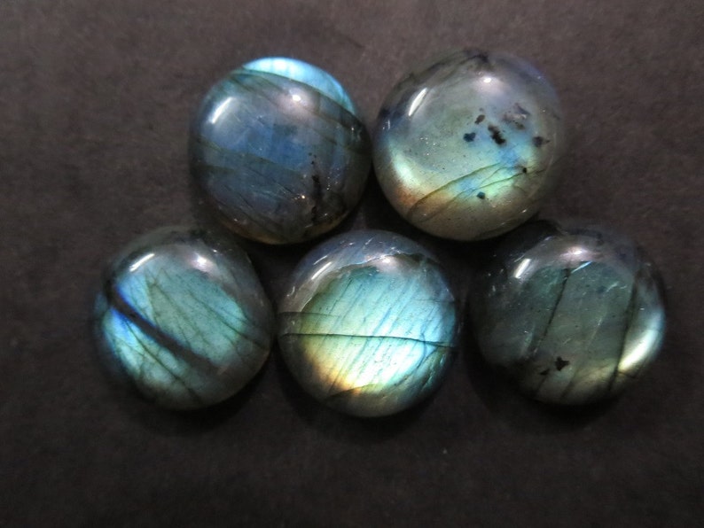 1pc 18mm Natural Labradorite Round Cabochon 18X18 Mm Labradorite 18mm ...