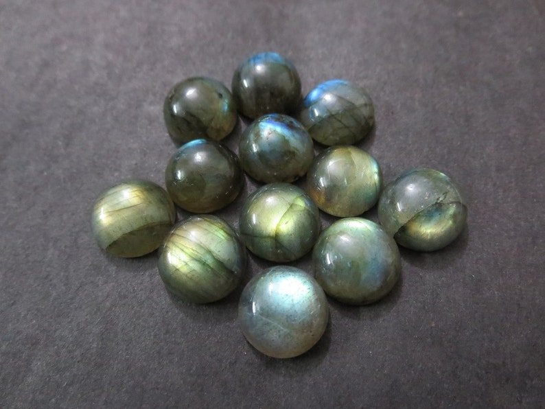 Natural Labradorite Round 12mm Cabochon Labradorite Cabochon - Etsy