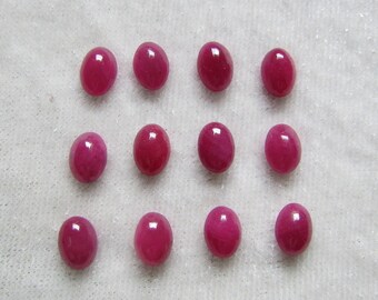 16pc 6x4mm RUBY Oval CABOCHON 6x4mm Oval Unheated 100% Ruby - Etsy