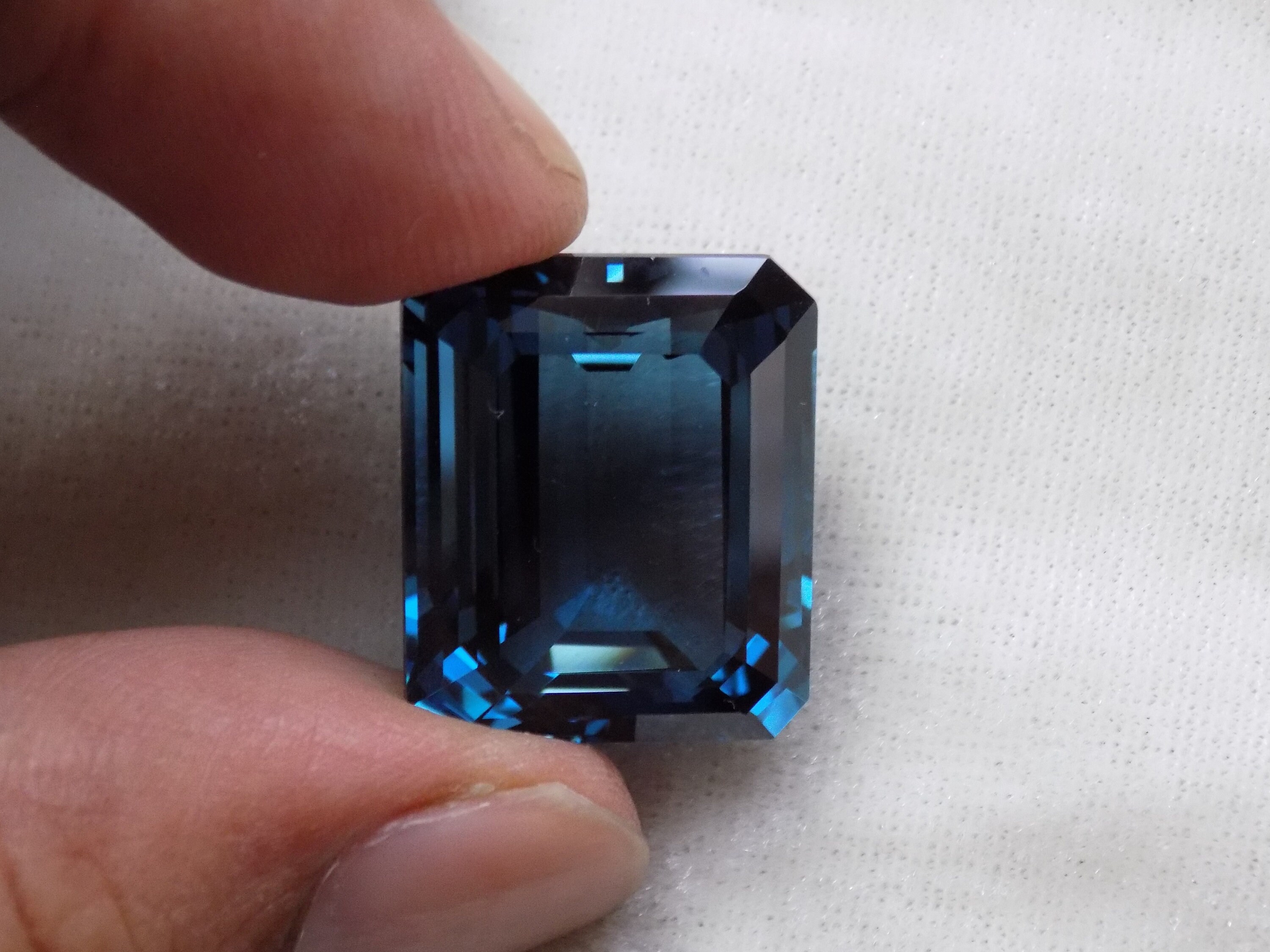 42.15cts Natural London Blue Topaz Octagon Shape 17.50x11mm - Etsy