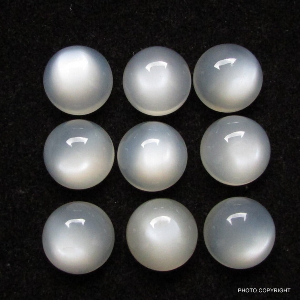 15MM Natural Moonstone Round 15MM cabochon white moonstone | Etsy