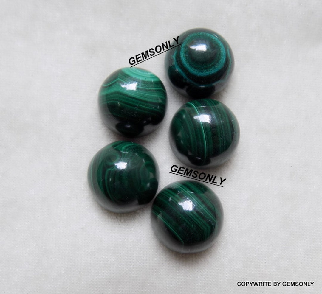 1pc 16mm MALACHITE Round CABOCHON buena calidad cabujón - Etsy España