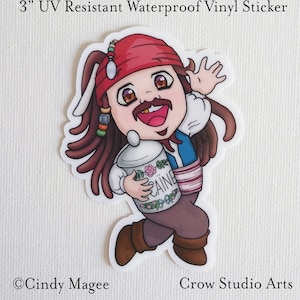 how to draw chibi jack sparrow