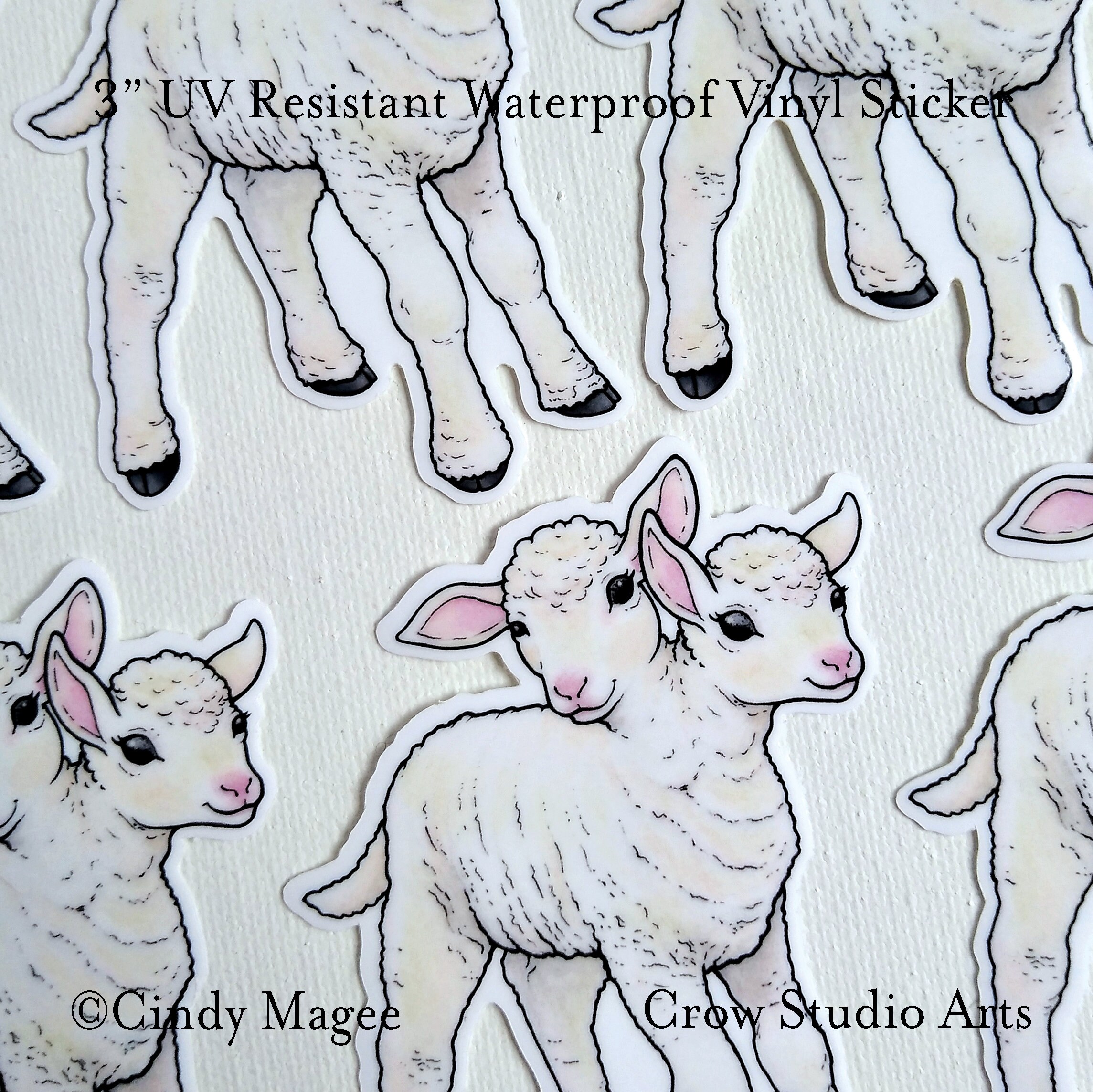 Two Headed Lamb Sticker Farmyard Oddities Conjoined Twins - Etsy