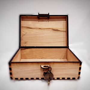 Dragon Laser Engraved Keepsake Box With Lock - Etsy