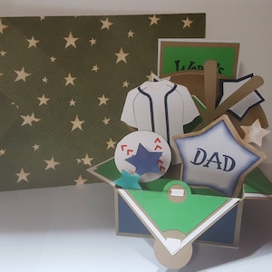 Fathers Day Baseball Card - Etsy