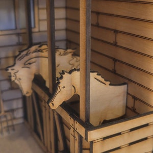 Lighted Horse Stable Book Nook - Etsy