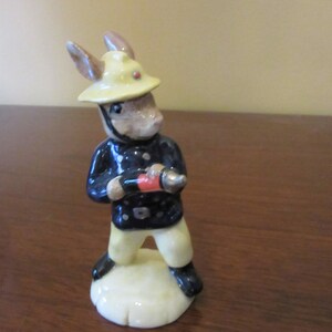 1988 "fireman Bunnykins", DB 75 Royal Doulton Figurine, Cat Rescue - Etsy