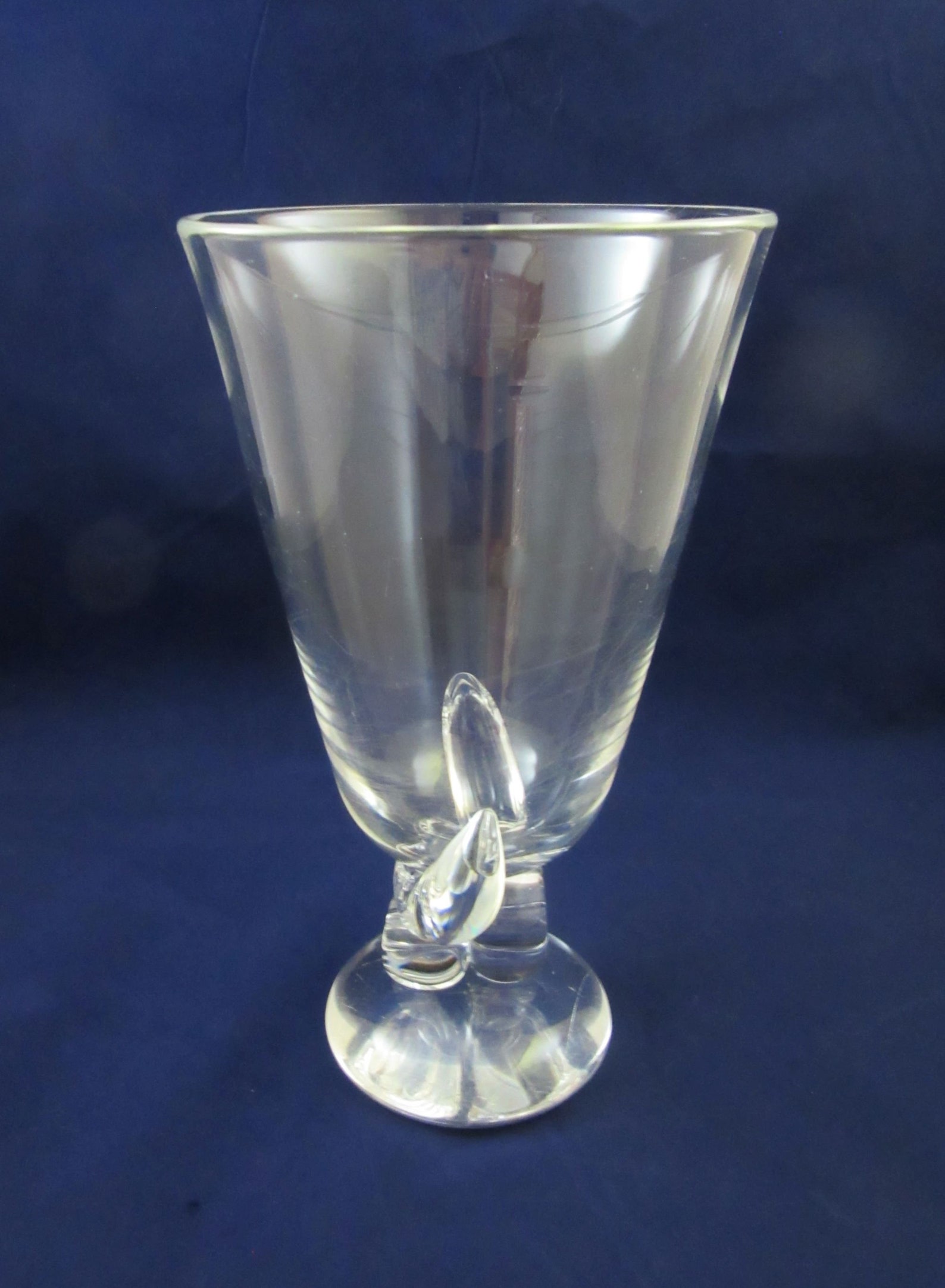 Vintage 1942 Steuben Crystal Vase Designed by George - Etsy