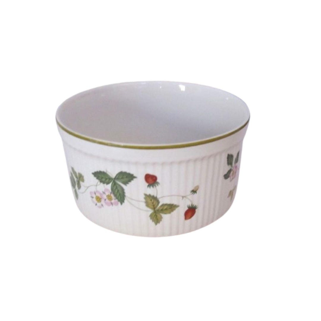 Wedgwood Wild Strawberry Souffle Bowl Oven to Table 5.75" Made in ...