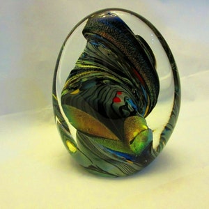 R.L. Randy Kuntz Art Glass Large Studio Art Glass Sculpture Signed ...