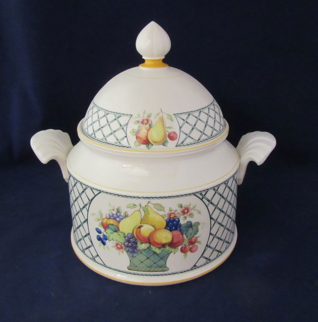 Villeroy and Boch "basket Pattern" Large Soup Tureen and Lid, W Germany ...