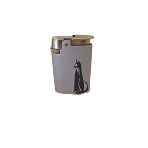 1964 Ronson Varaflame Starfire Black Cat Cigarette Lighter, Sold AS IS ...