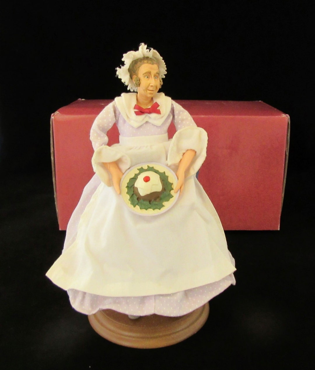 1989 Hallmark A Christmas Carol Collection Mrs Cratchit Figure W Stand ...