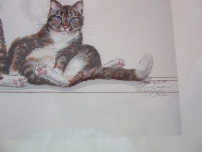 VM Ferguson Limited Edition Reproduction of Tabby Kitty Cats, New in ...
