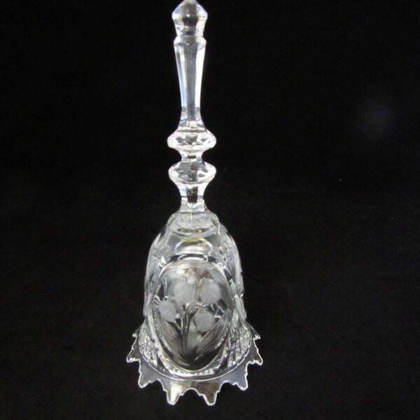 Cut Crystal Bell - Etsy