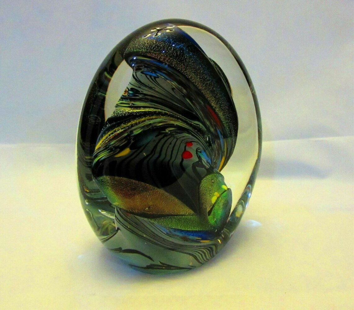 R.L. Randy Kuntz Art Glass Large Studio Art Glass Sculpture | Etsy