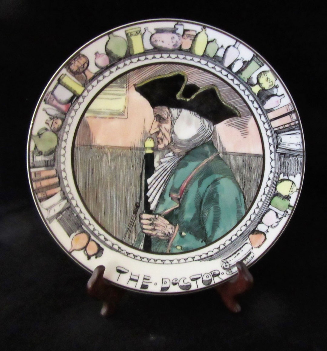 Vintage 1960's Royal Doulton Decorative Plate, the Doctor TC 1048 - Etsy